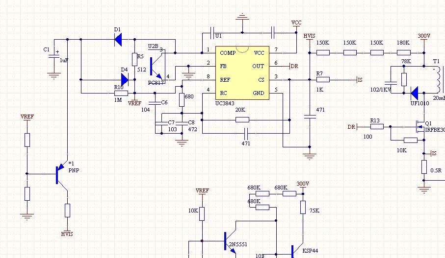 3843电路的一些接法求助，有图-电源网