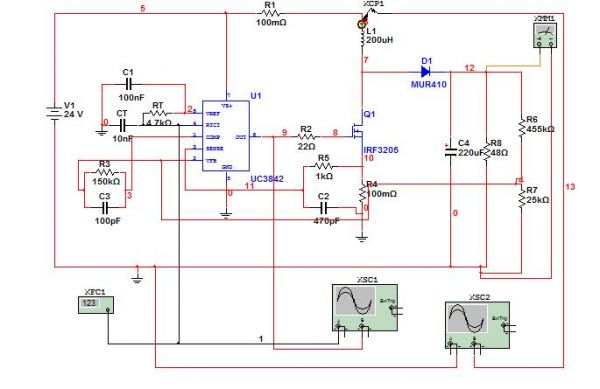UC3842 boost 仿真-电源网技术论坛-电源网